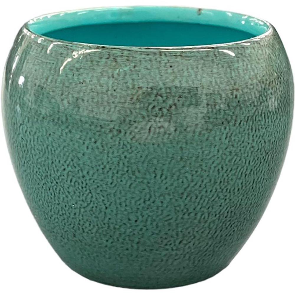 Maceta de Metal Surf Blue 4 Plg - Robert Allen - Cemaco