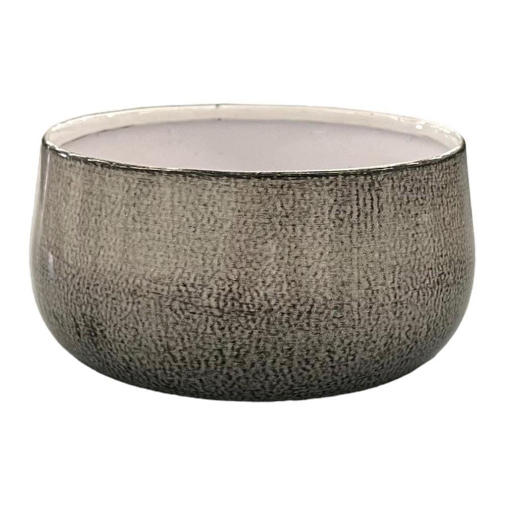 Maceta Profunda de Metal Dusted Pearl 5 Plg - Robert Allen - Cemaco