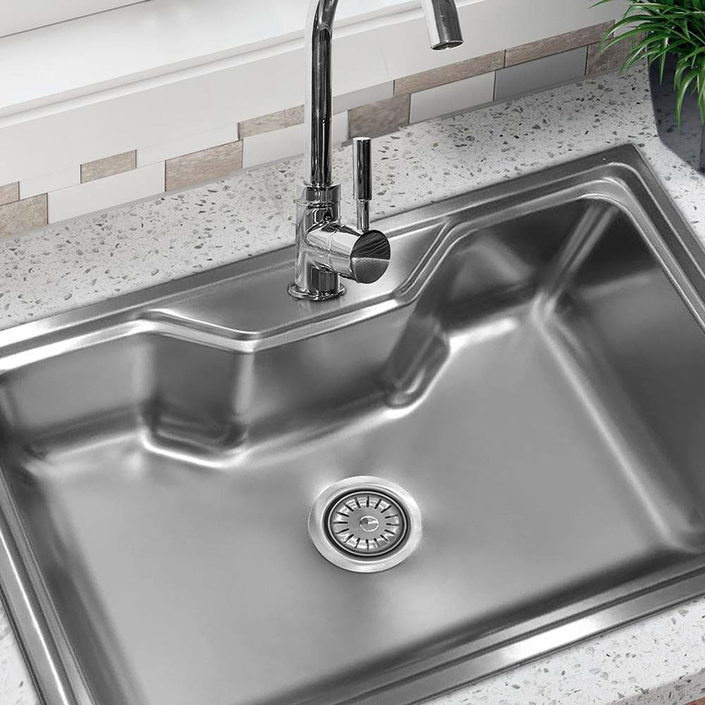 Lavatrastos De Submontar Alessia Rectangular 1 Fosa 75.3 Cm - Eb ...