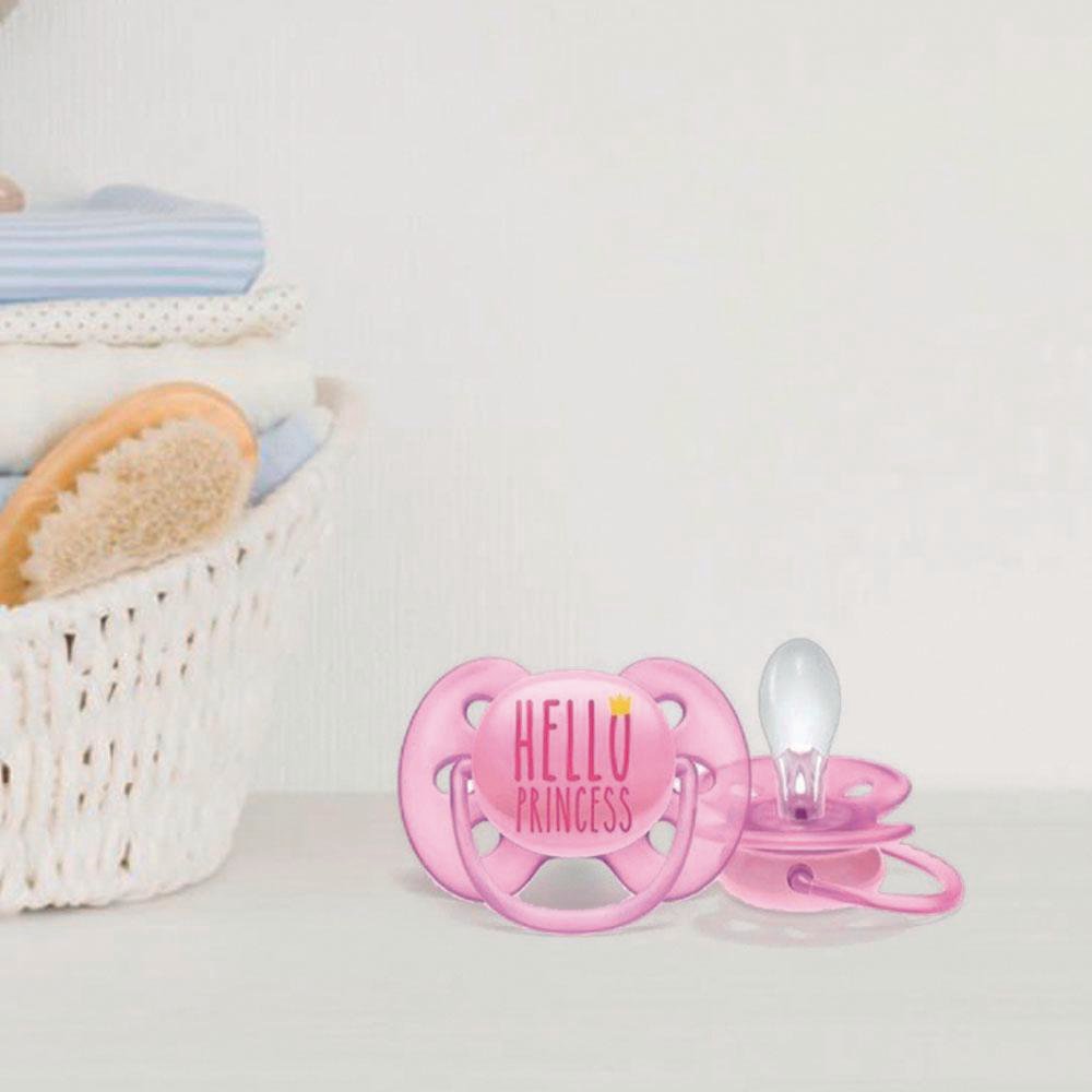 Pacificadores Ultra Soft Diseño Hello Princess - Avent - Cemaco